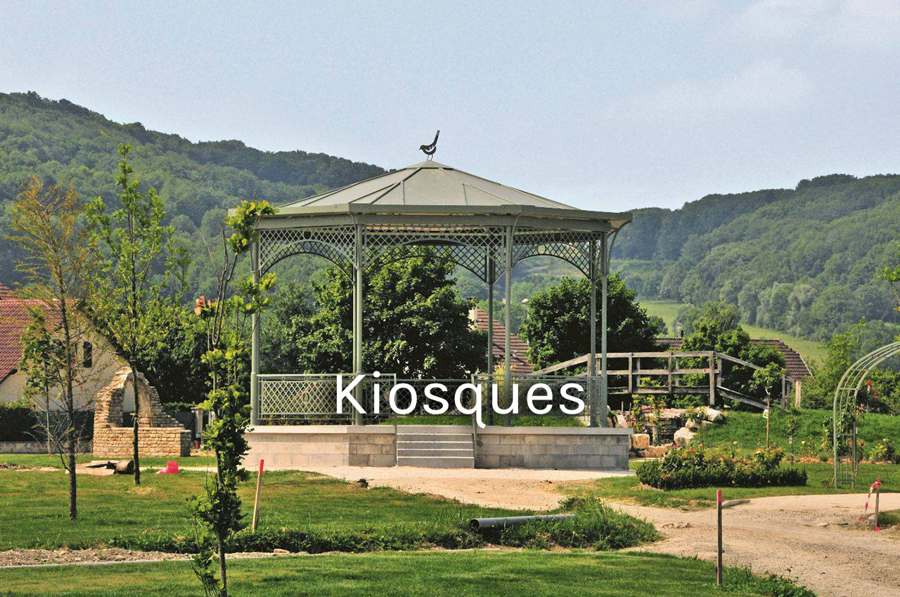 kiosques - Métal Vert