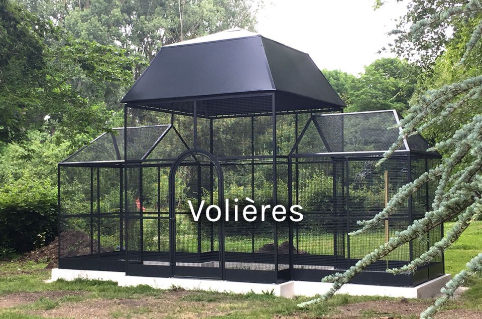 Volières - Métal Vert